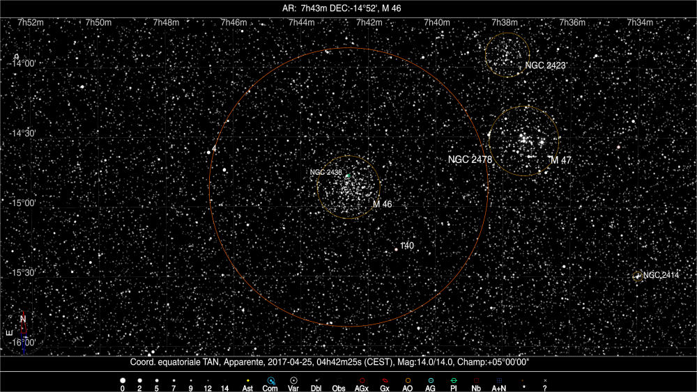 Messier 46 – Association Sterenn