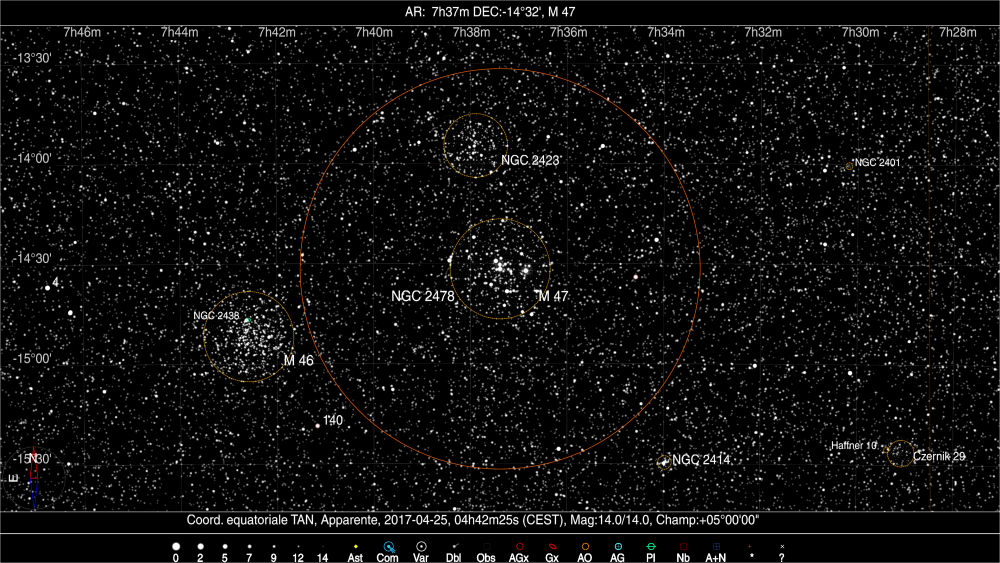 Messier 47 – Association Sterenn