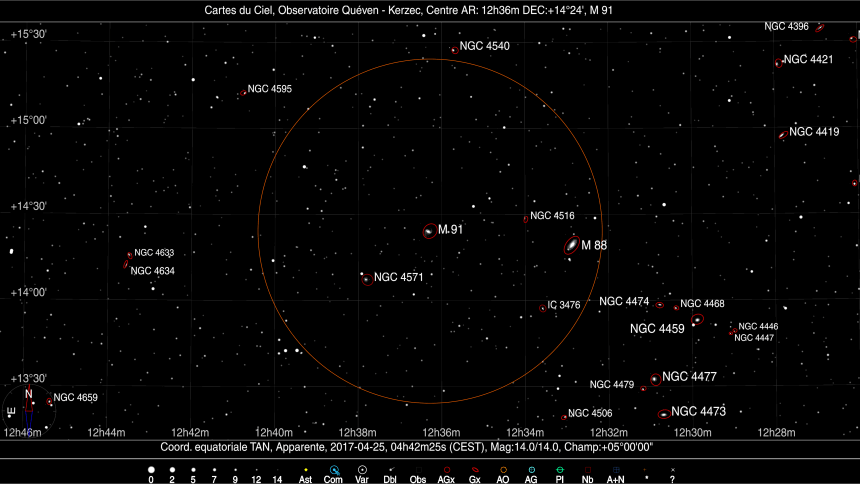 Messier 91 – Association Sterenn